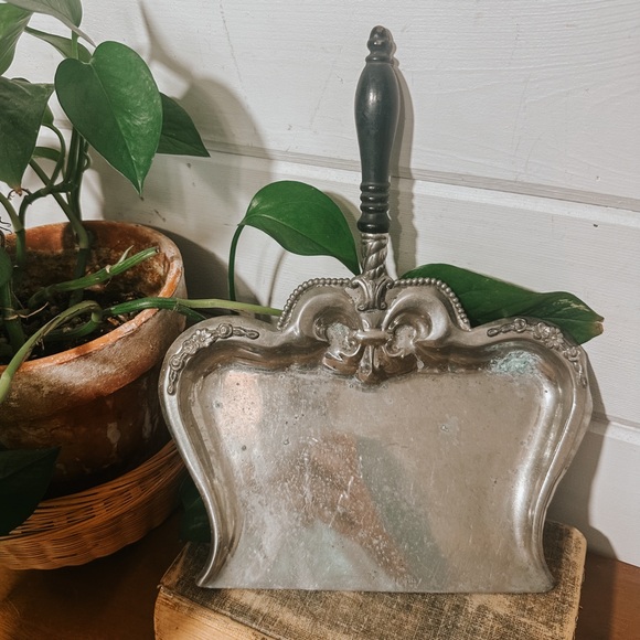 Accents | Vintage Ornate Crum Catcher With Handle Dust Pan | Poshmark